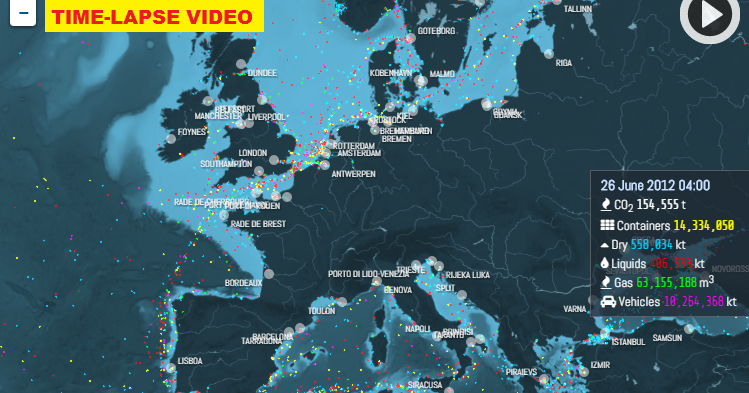 VIDEO: Ship Movements Across the Globe: Interactive Map | Marine Vessel ...