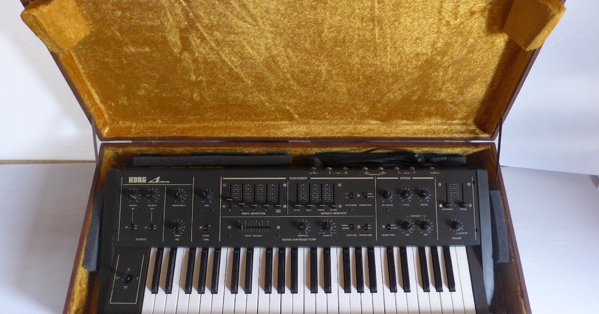 MATRIXSYNTH: Korg Delta Vintage Analog Synthesizer With Case