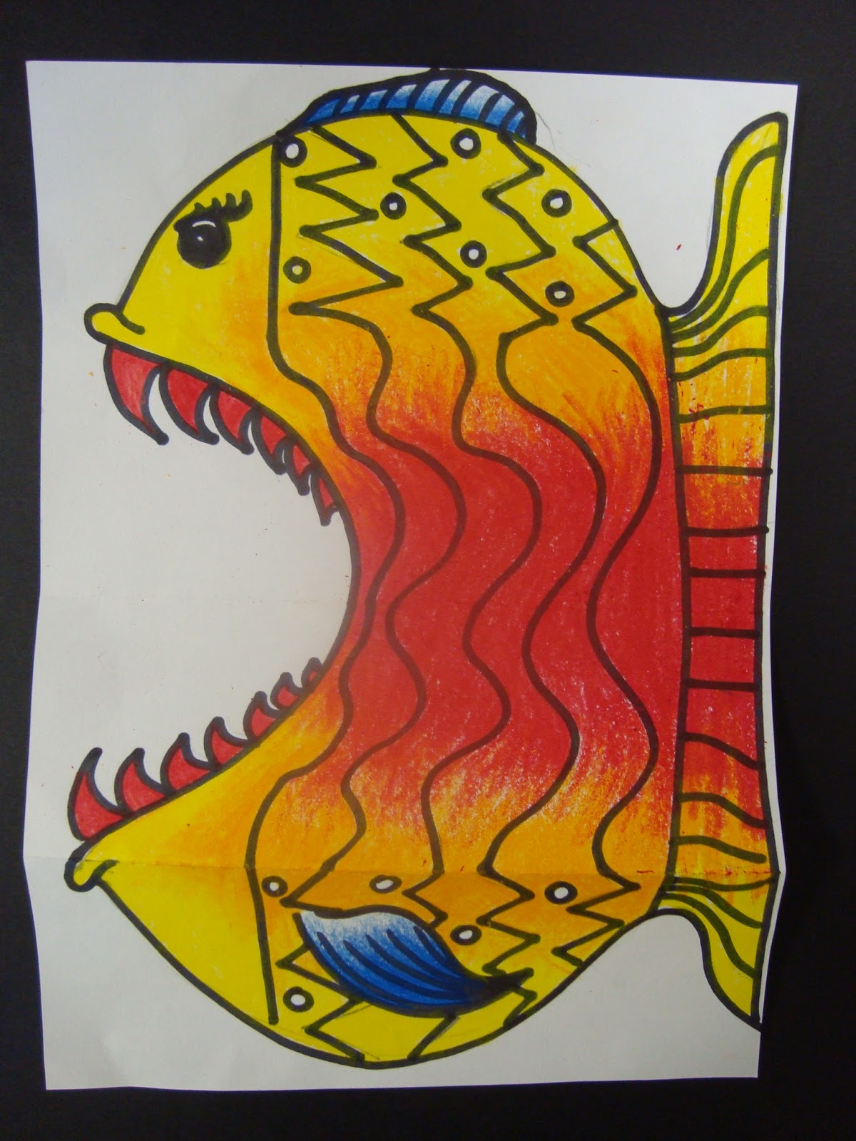 Once upon an Art Room: Goldfish to Piranha