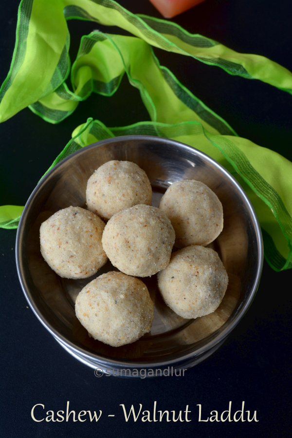 Veggie Platter: Cashew - Walnut Laddu