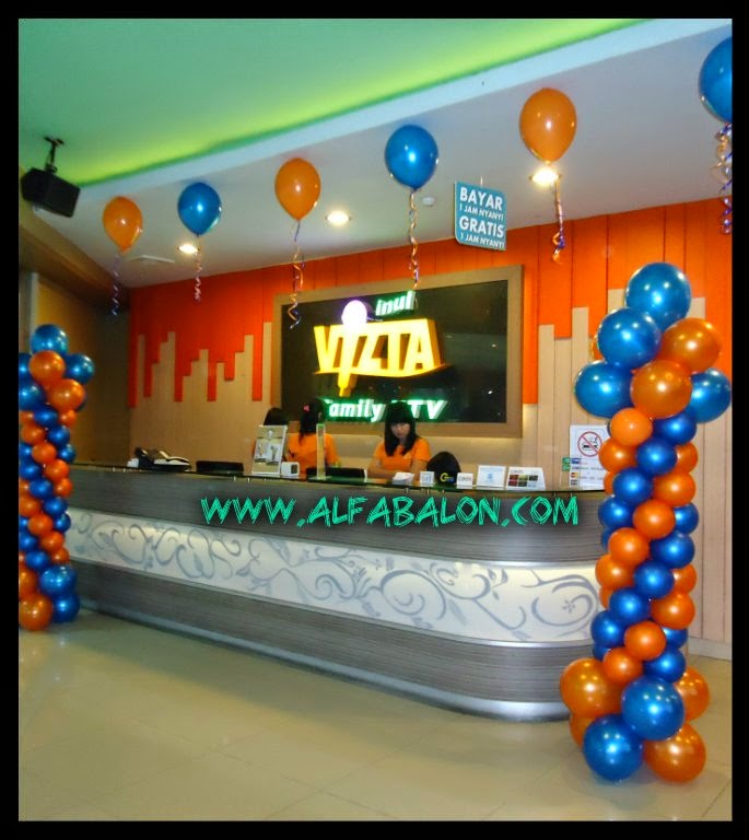 DEKORASI BALON STANDING | Alfa balon
