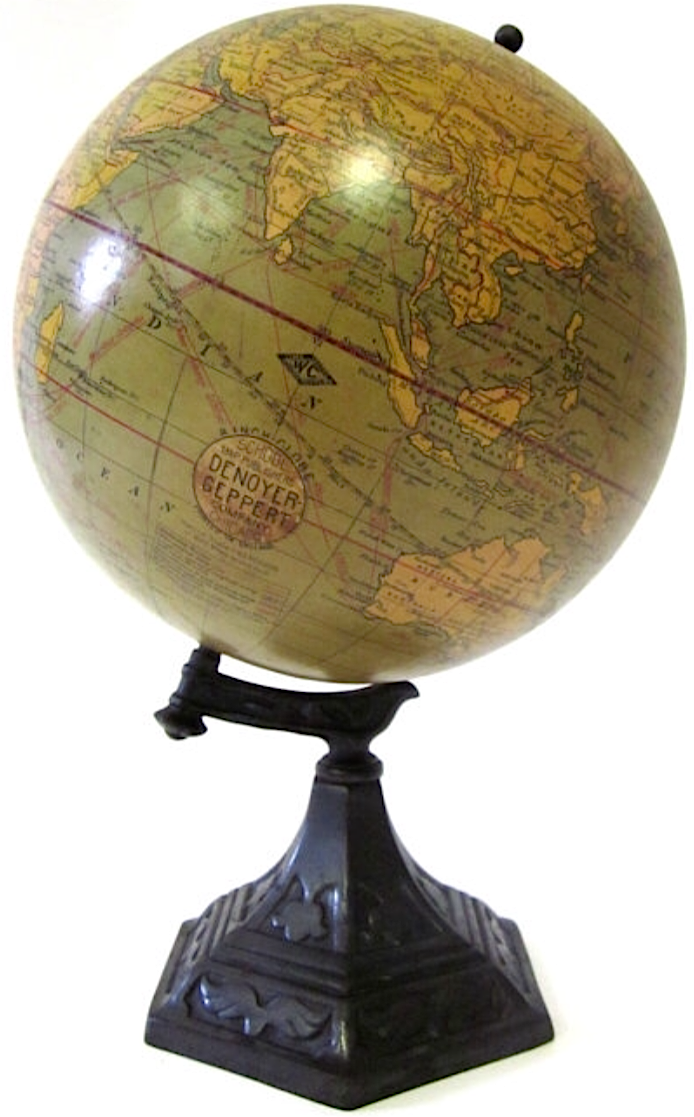Collecting Antique and Vintage Globes: Great vintage globes to start a ...