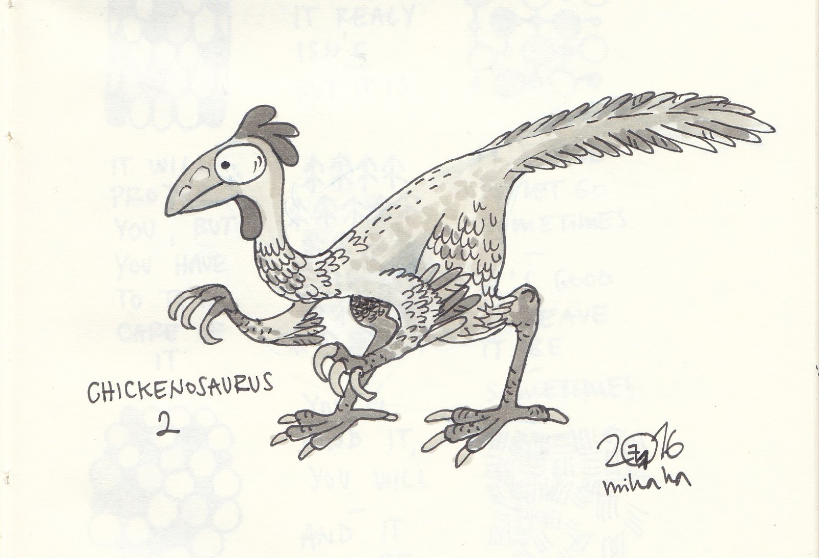 white valleys: chickenosaurus