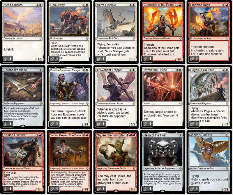 Magic the Gathering Adventures: Dominaria Brawl Deck: White Red