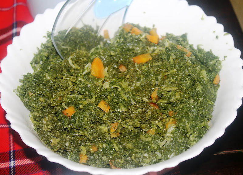 Menu Time: Mboga mboga - Spinach