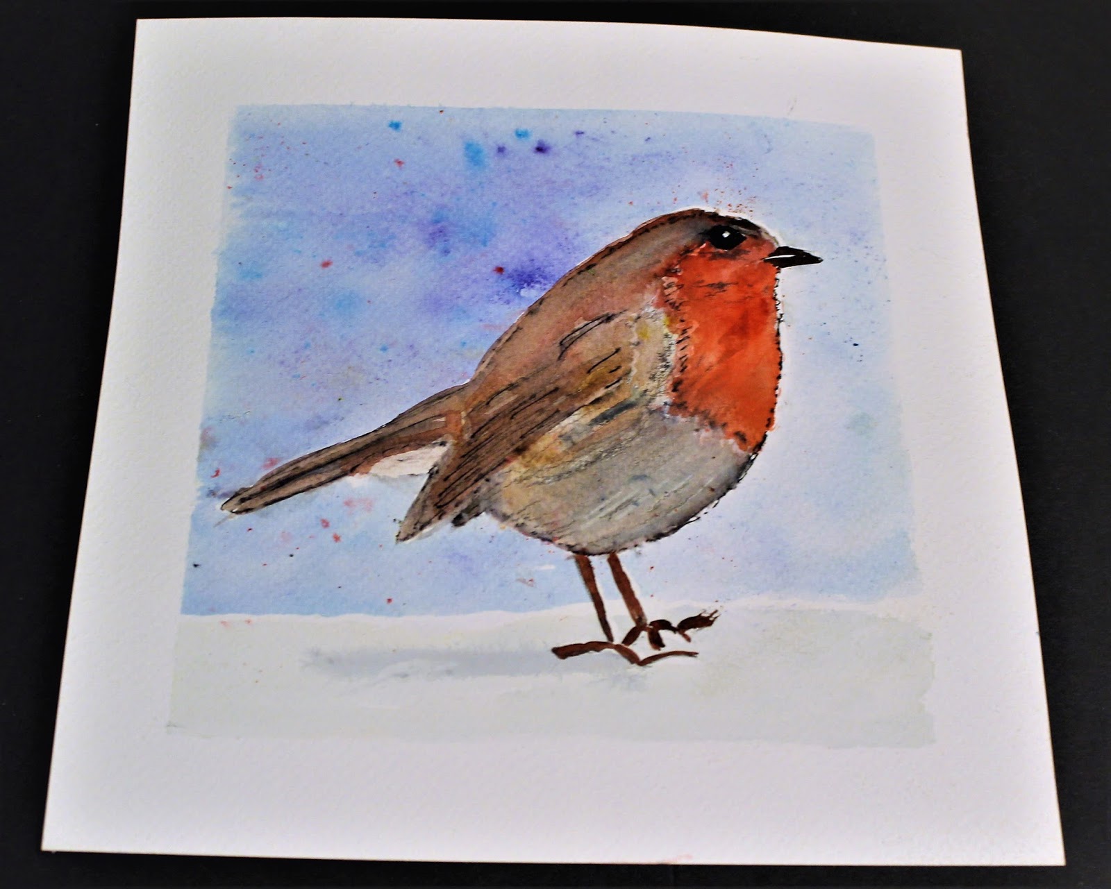 Nanny Gee's Place: Watercolour Robin