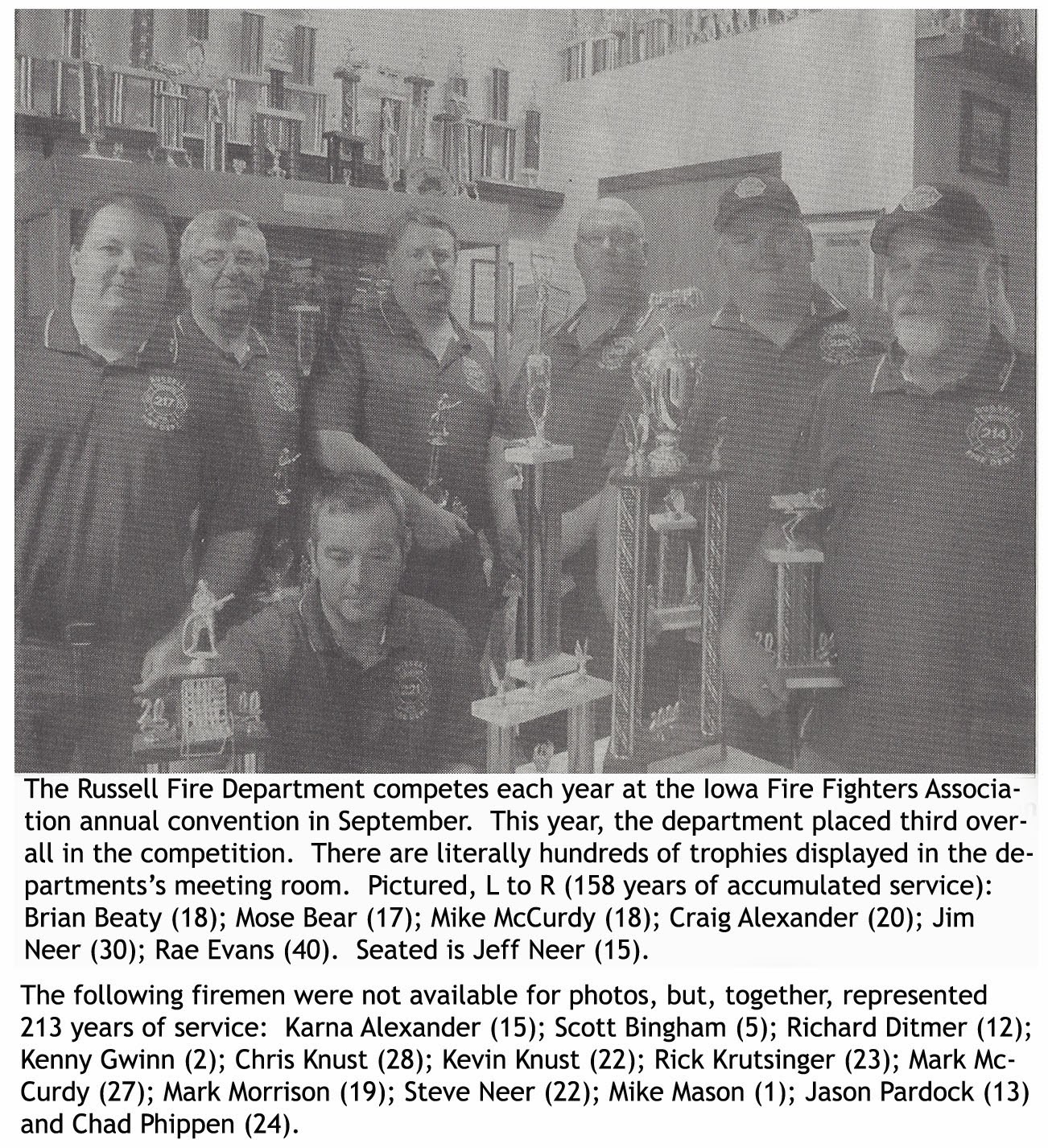 Russell (Iowa) Historical Society: November 2013