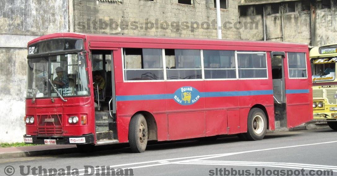 SLTB buses - ශ්‍රී ලංගම බස්: Wesco ISUZU MT111L bus from SLTB Thalangama depot
