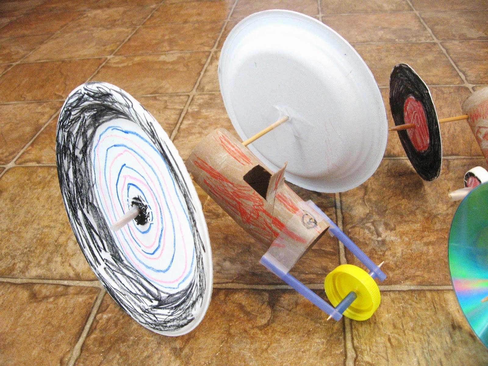 Almost Unschoolers: Summer Fun 2014 - Rubber Band Racers