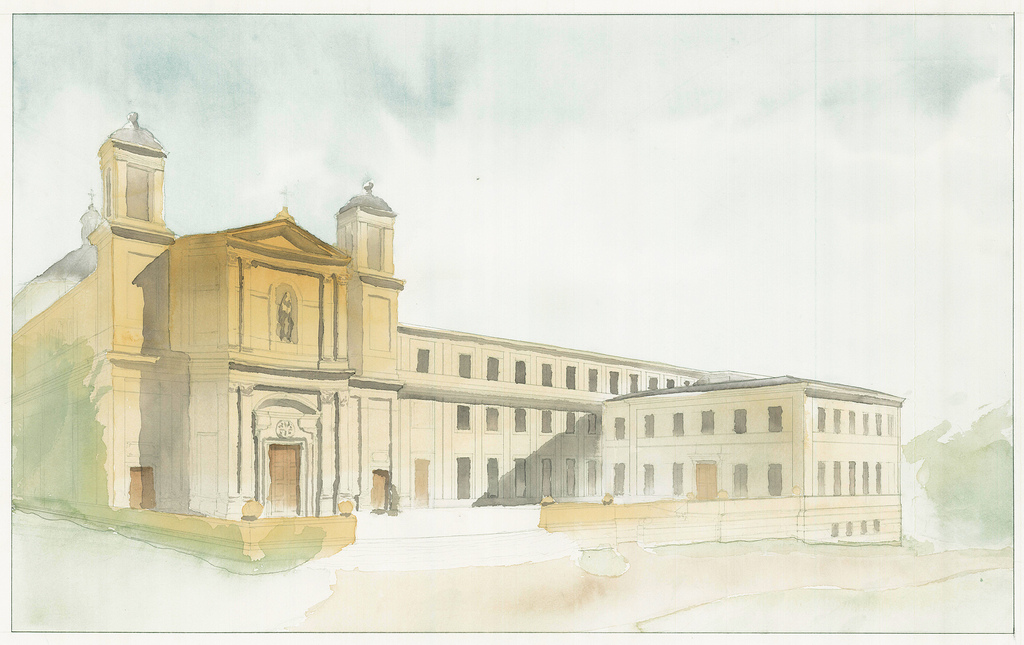 New Liturgical Movement: Student Design for a Proposed Benedictine ...