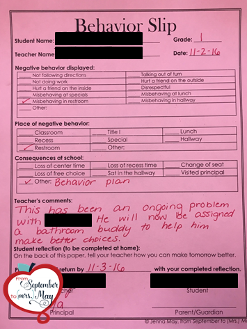 From September to (Mrs.) May: Ready, Set, Goals - Positive Behavior ...