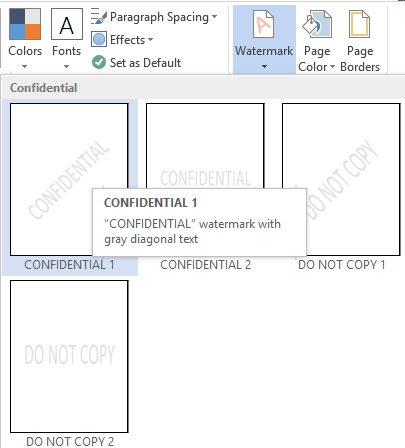 Cara Membuat Watermark Pada Dokumen Word - Artikelku