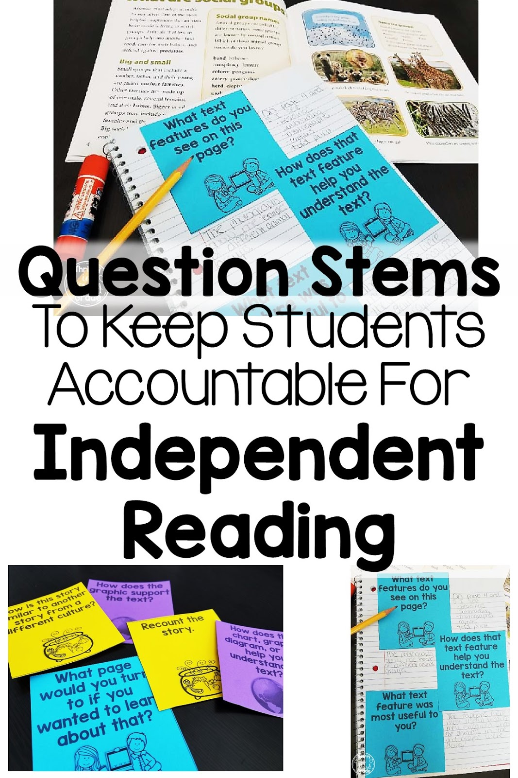 Using Reading Question Stems - Thrifty in Third Grade