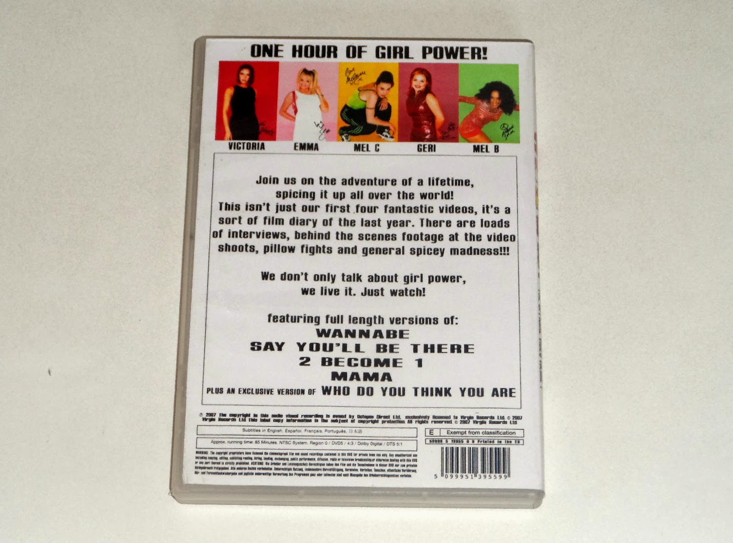 Melanie C Collection: DVD Spice Girls - One Hour Of Girl Power!