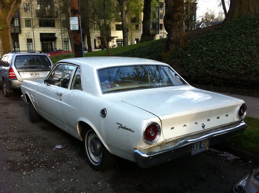 OLD PARKED CARS.: 1967 Ford Falcon Sports Coupe.