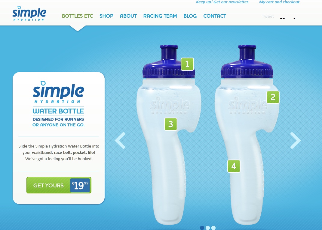 Triathlon Training Daddy: Simple Hydration water bottle review