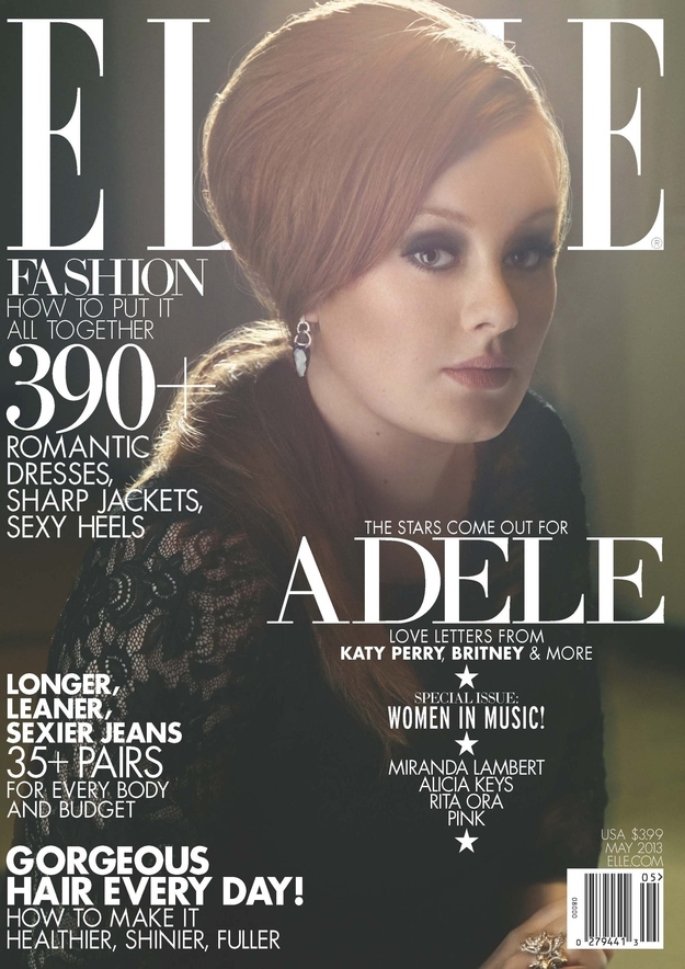 Adele, Rita Ora & Alicia Keys in Elle US May 2013 by Thomas Whiteside ...