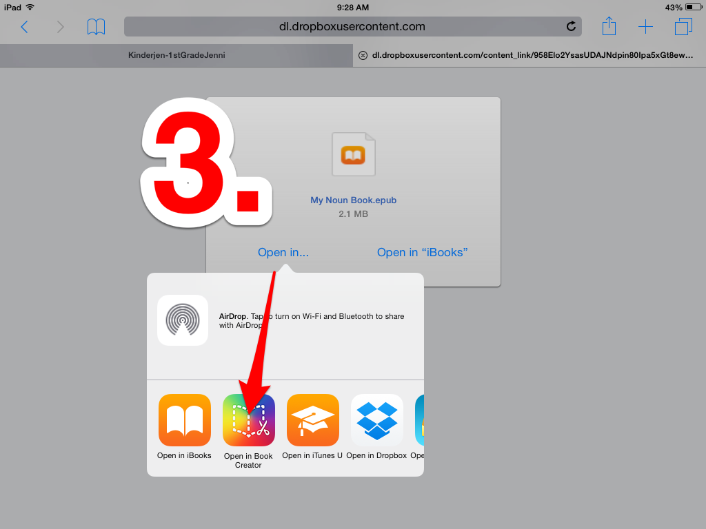 KinderJenni: Book Creator template-MY NOUN BOOK