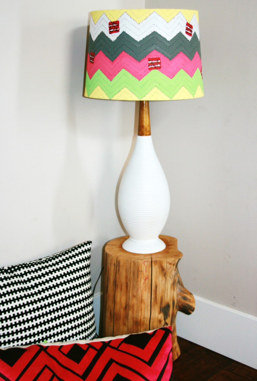 retropolitan: Hand Painted {Anthro} Inspired Lamp Shade