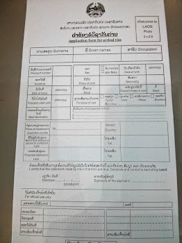 Formulaire visa laos