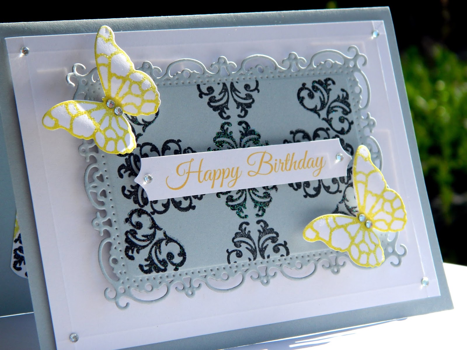 Felicitare Handmade - Fluturi