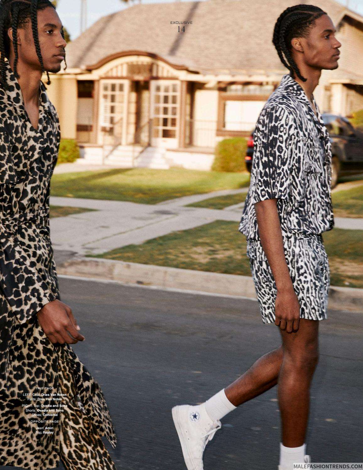 Dre y Dreq Mitchell para Man of Metropolis por Angelo Sgambati