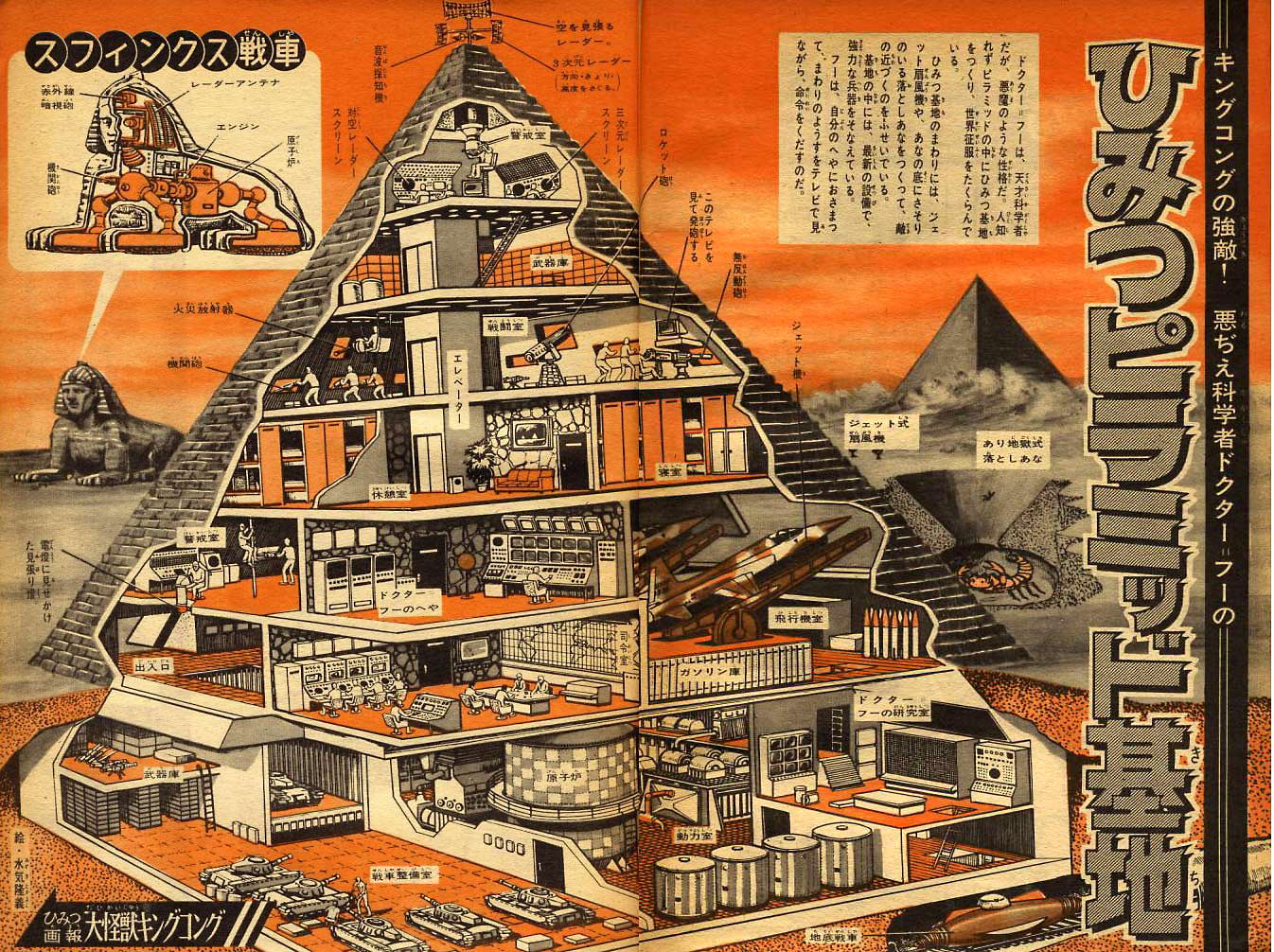 GAMMA WORLD WAR!: Secret Japanese Pyramid Base!