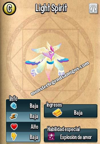 Light Spirit | Monster Legends Amigos