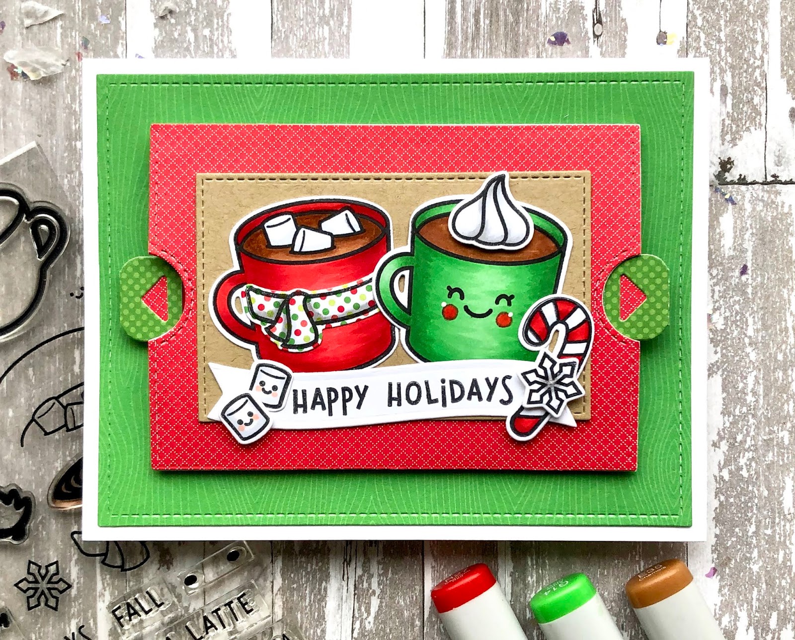 The Queen s Scene Holiday Double Slider Surprise Gift Card Holder CTD523 the-queen-s-scene-holiday-double-slider-surprise-gift-card-holder-ctd523