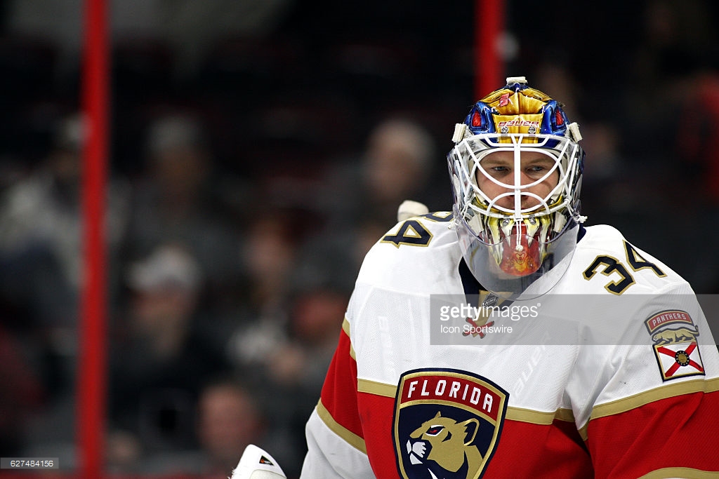 I Love Goalies!: James Reimer 2016-17 Mask