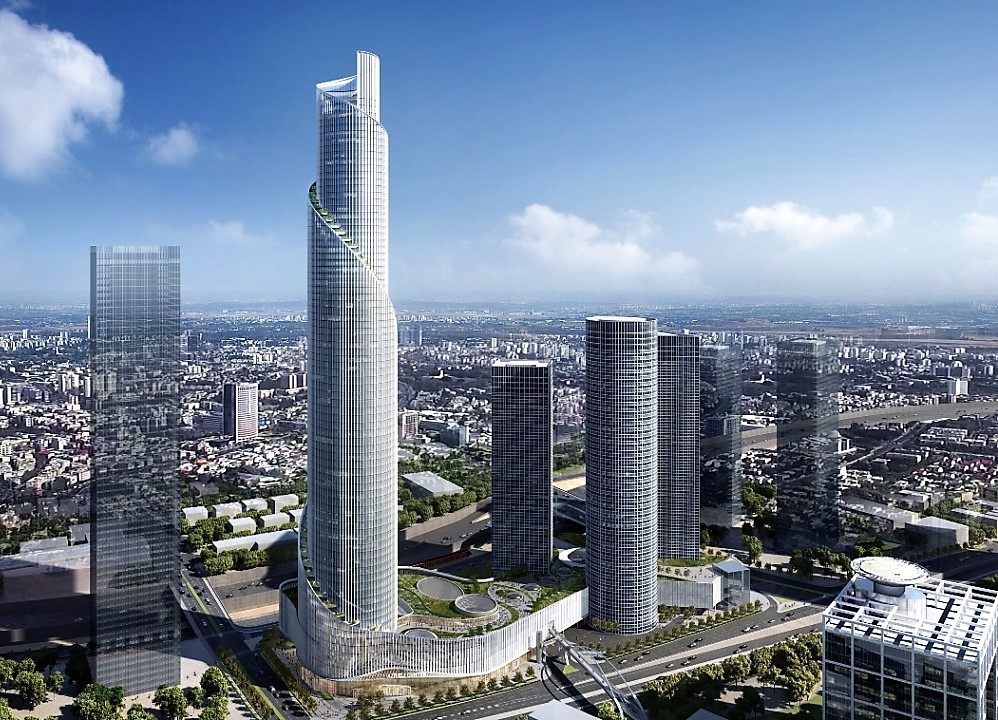 artiststory: 91 Story Torah Tower to Top Tel Aviv Skyline