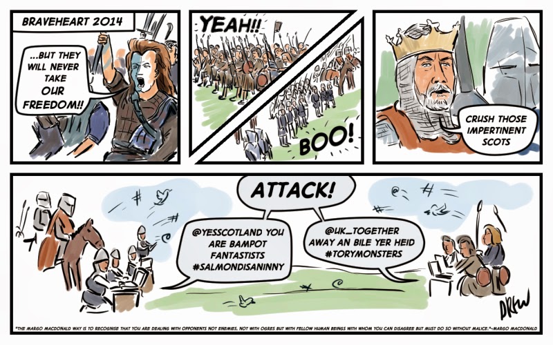 Cartoons I Drew: Braveheart 2014