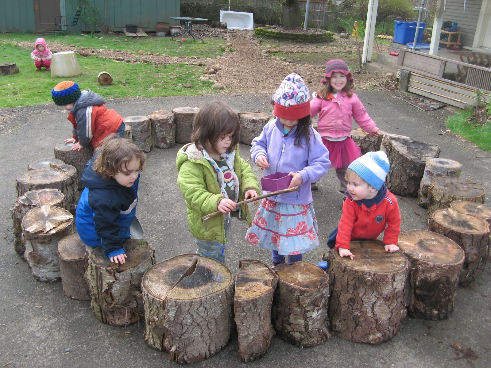 Tumbleweed Infant and Preschool House: How We Use Stumps