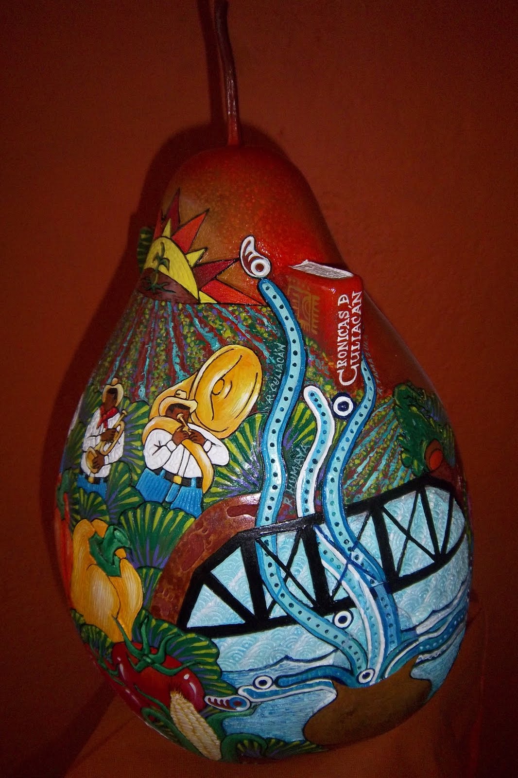 Arte en Bule-gourd art: julio 2011