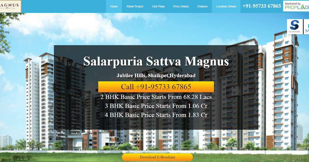 Salarpuria Sattva Magnus Hyderabad: Salarpuria Sattva Magnus in ...