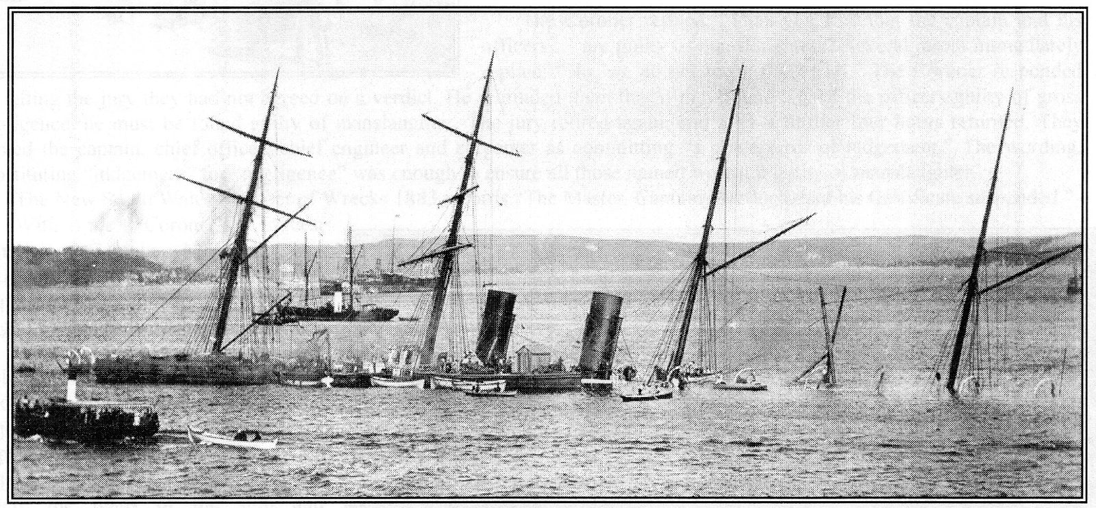 Art Treasures of Kinloch Castle: S.S. AUSTRAL SINKING SYDNEY HARBOUR ...