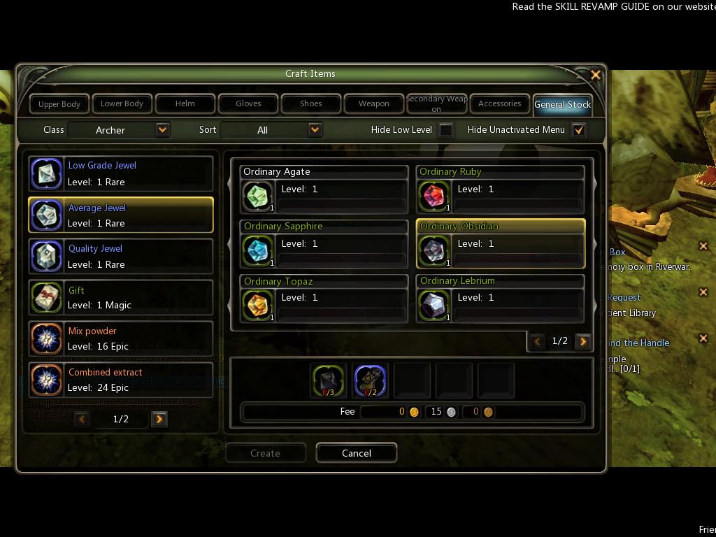 DragonNest Guide: Item Production (Old Updates)