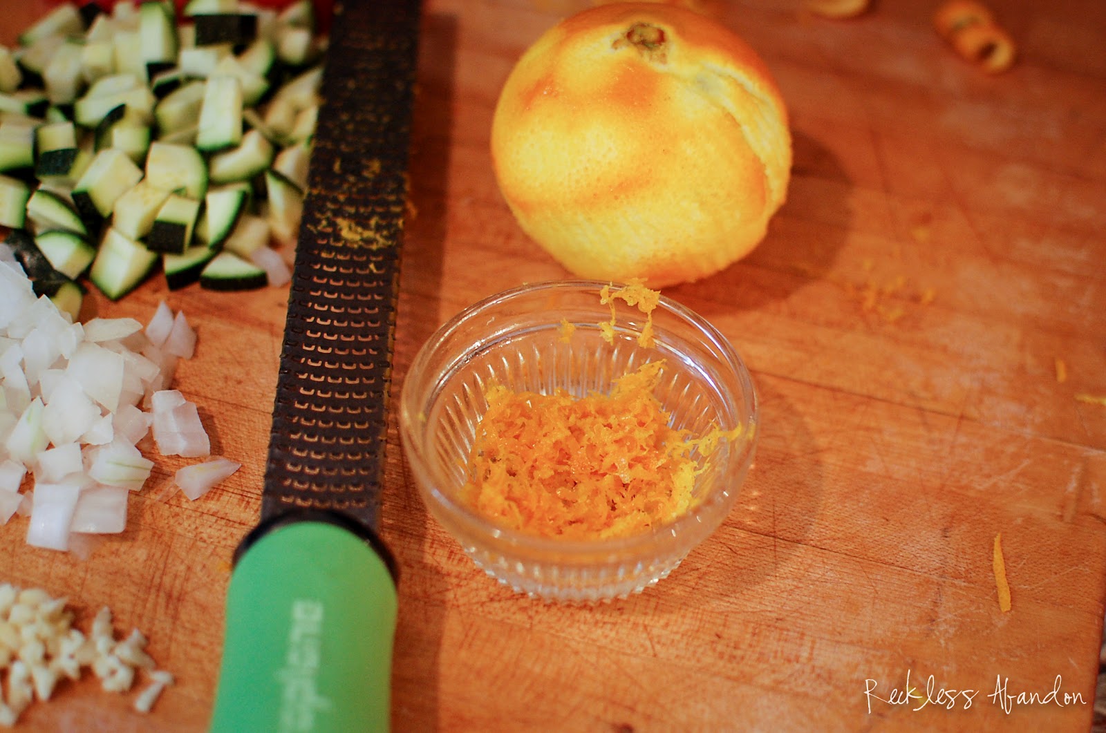 Reckless Abandon: Pan Seared Snapper with Citrus Saffron Vegetables ...