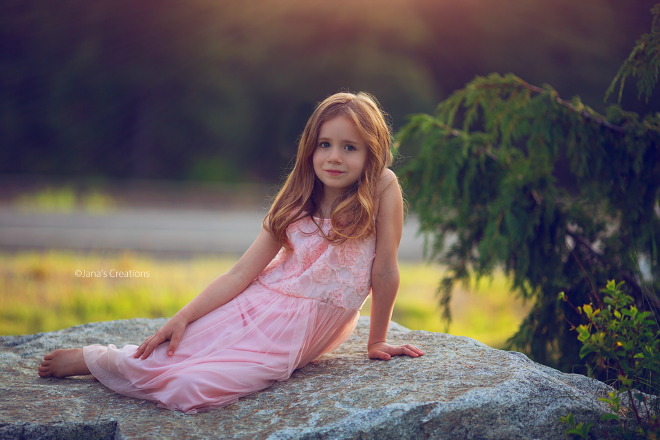 Jana's Creations: The most beautiful 7 yr old I know......