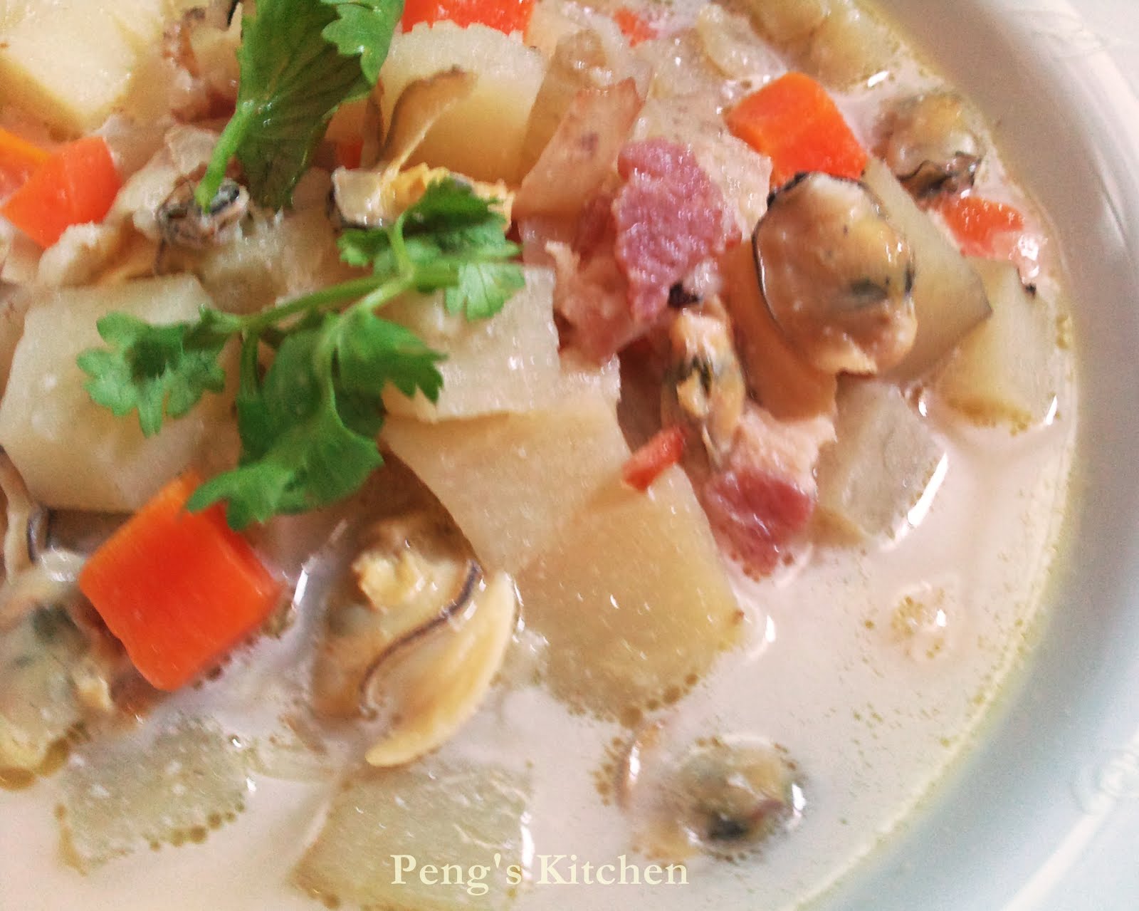 Peng's Kitchen: Clam Chowder