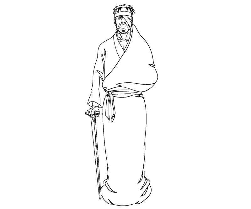 Danzo Shimura 5 Coloring | Crafty Teenager