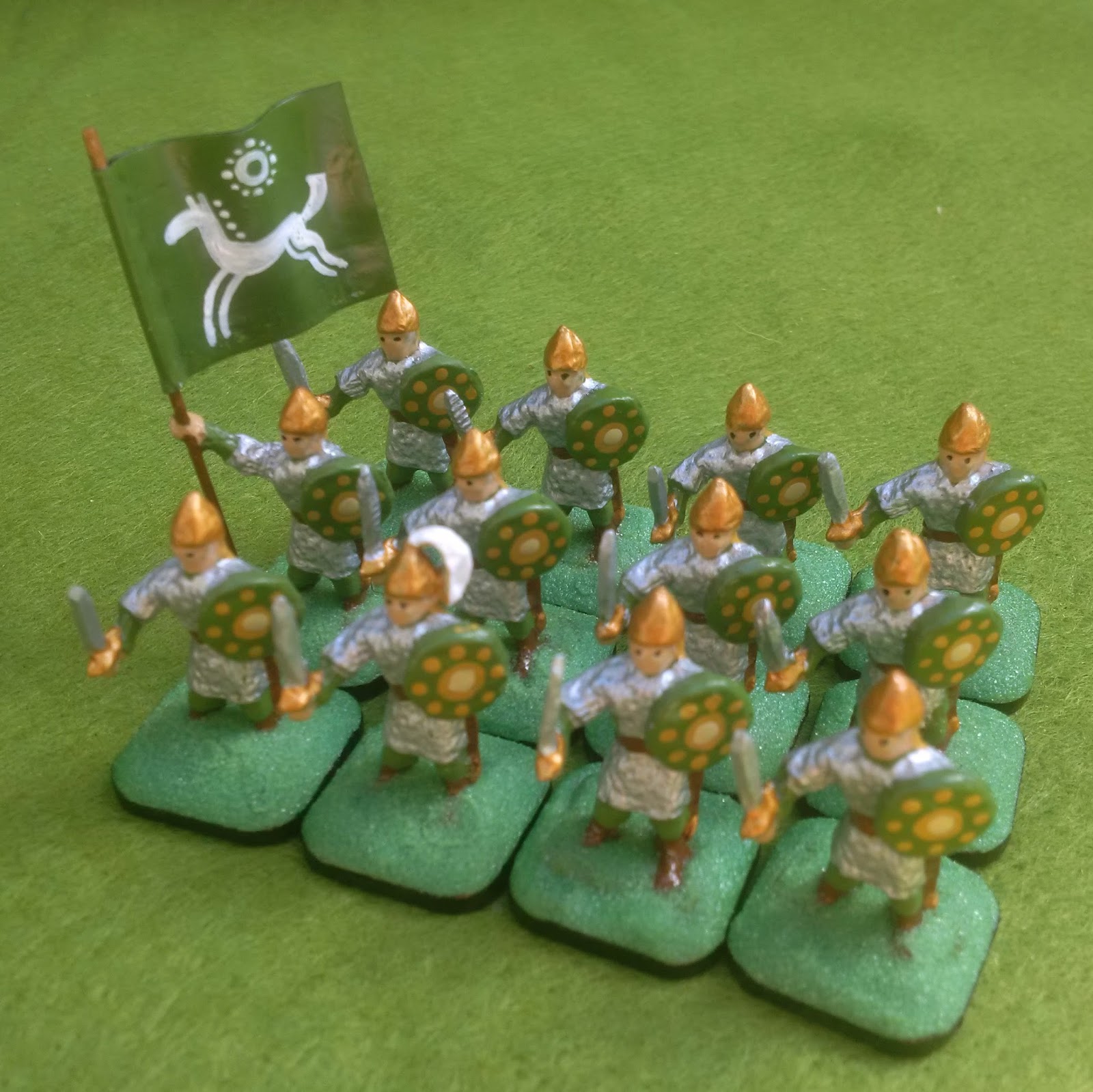 The Sword in the Sprue: A Retro Warband for Dragon Rampant