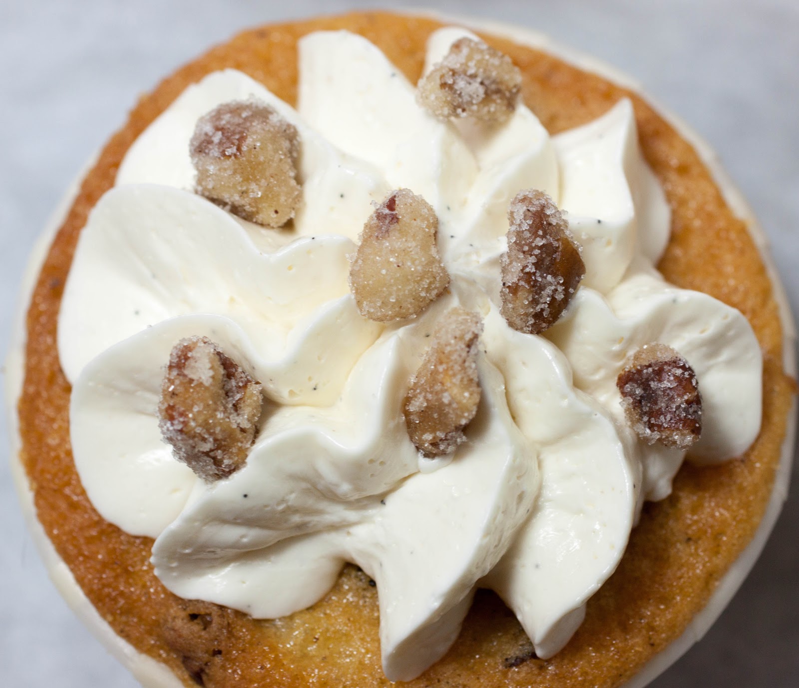Seattle Pastry Girl Butter Pecan Cupcakes With Vanilla Buttercream And