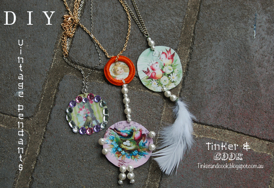 Tinker and Cook: DIY Vintage Inspired Lockets