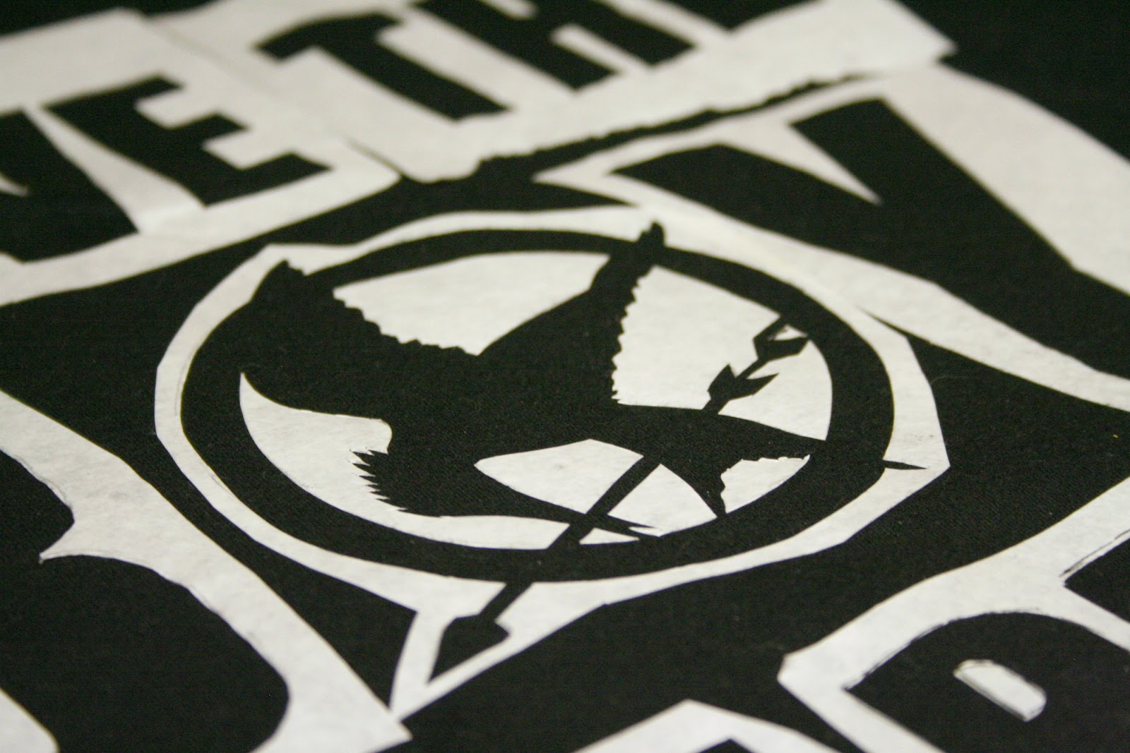 Hunger Games Mockingjay Stencil