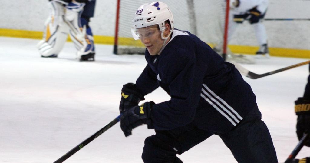 In The Slot: Soshnikov practices, expected to make Blues debut Sunday
