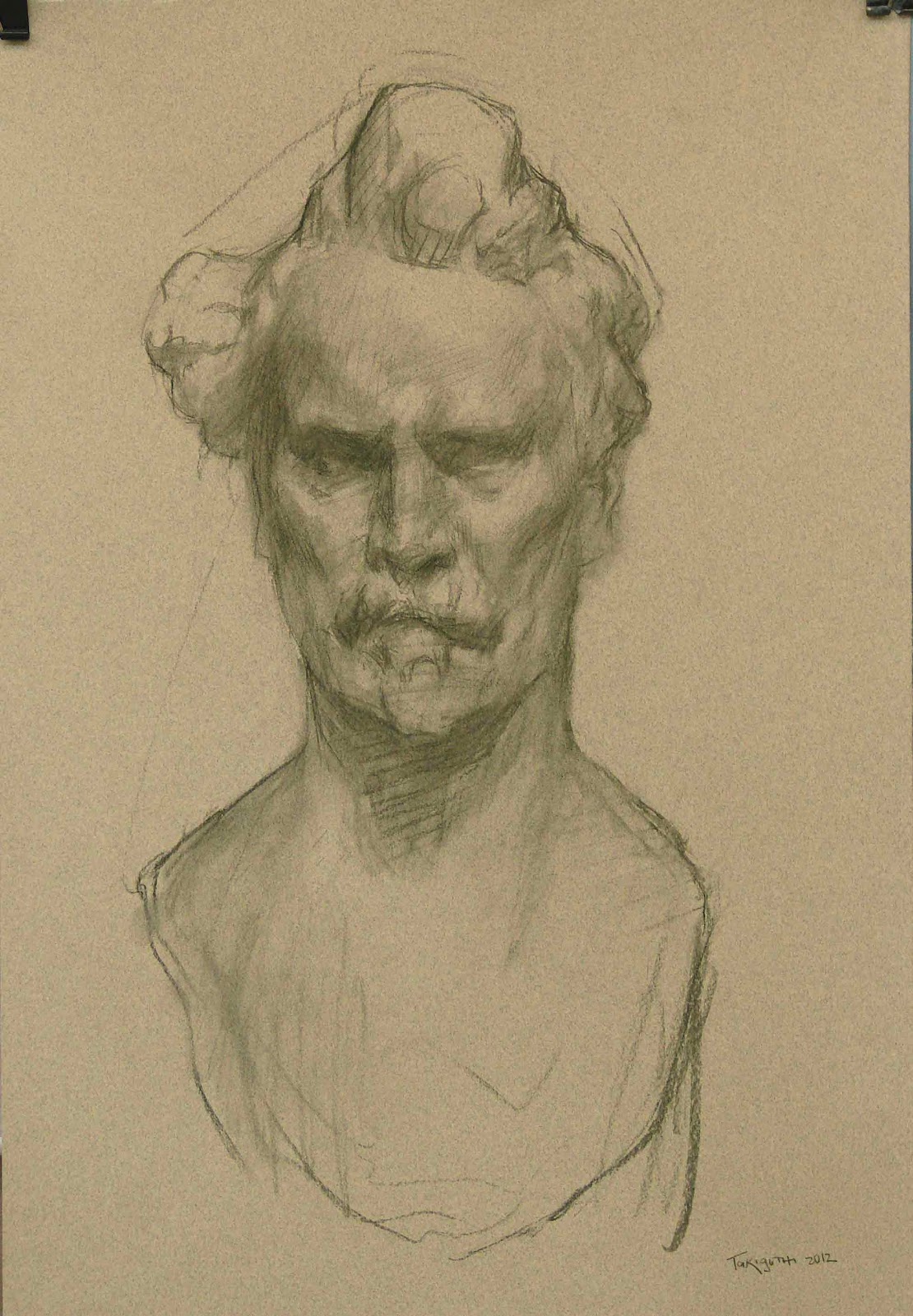 Arte Realista de Takiguthi: Estudo de Rodin: "Henri de Rochefort"