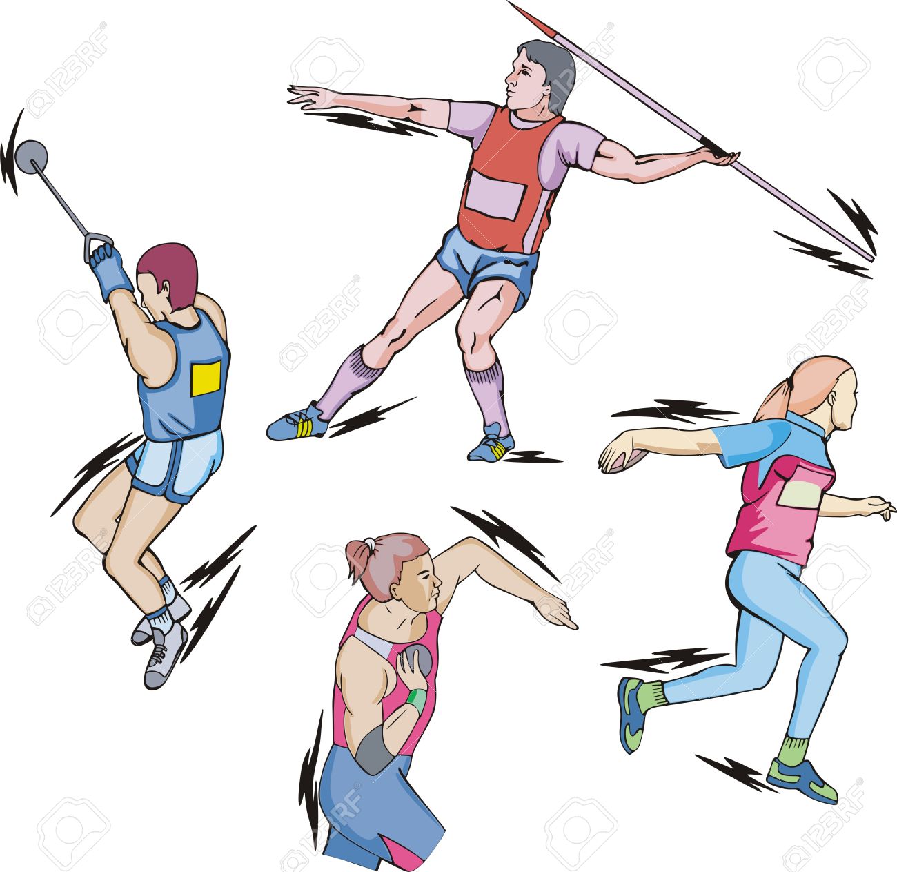 La logique interne des lancer en athlétisme