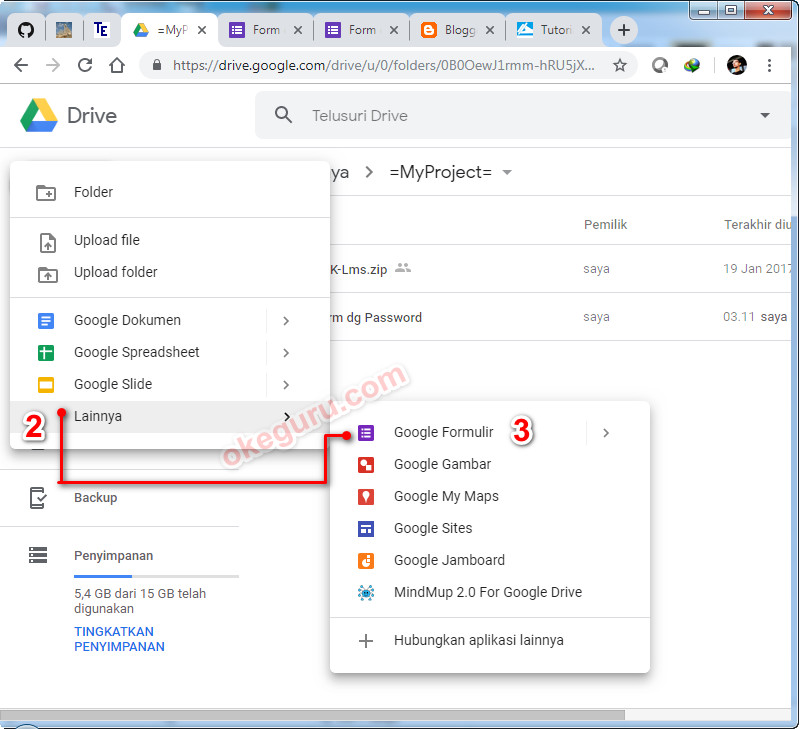 Cara Membuat Password di Google Form - TUTORIAL OKEGURU
