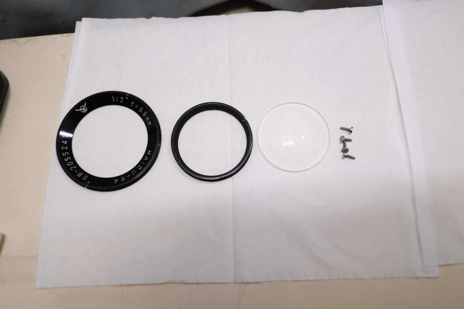 HAIOU-64 58mm f2 拆解清理